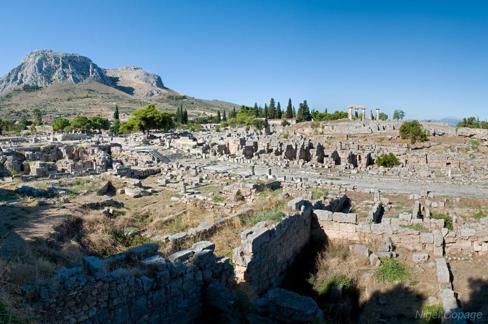 The powerful city-state of Corinth